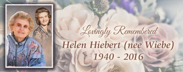 Mennonite Historical Society of Alberta – Hiebert, Helen